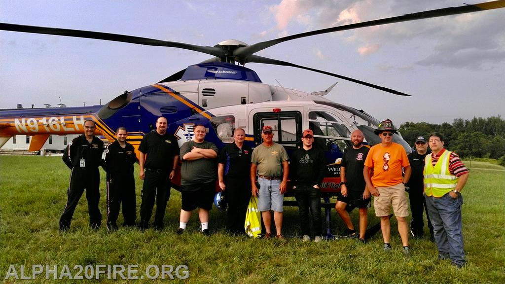 Wellflight 2-8 Visits Alpha - Alpha Fire Company #1