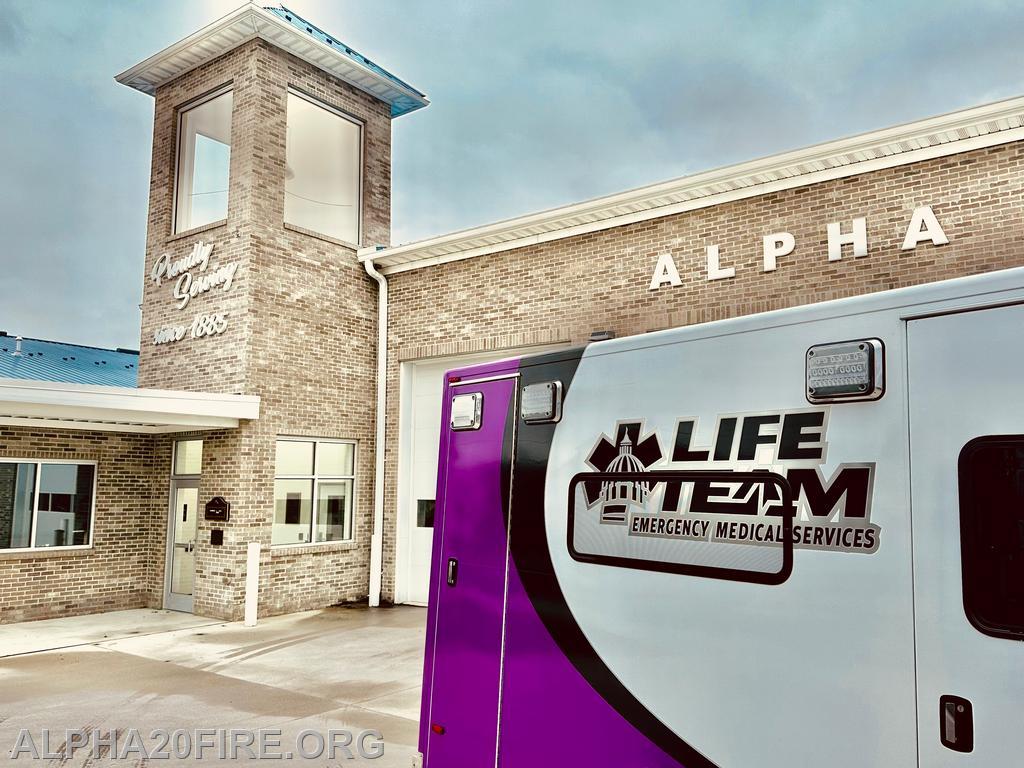 Alpha Welcomes Community Lifeteam - Alpha Fire Company #1